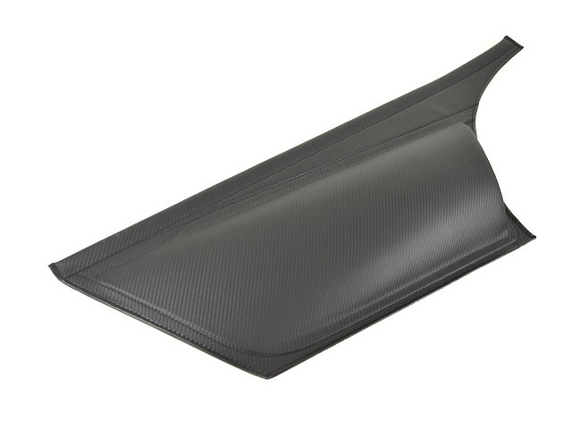 HALF SIDESCREEN S3 LH CARBON VINYL WITH ARMREST - Caterham Parts