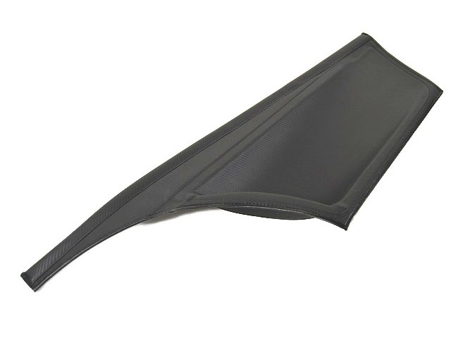 HALF SIDESCREEN S3 LH CARBON VINYL WITH ARMREST - Caterham Parts